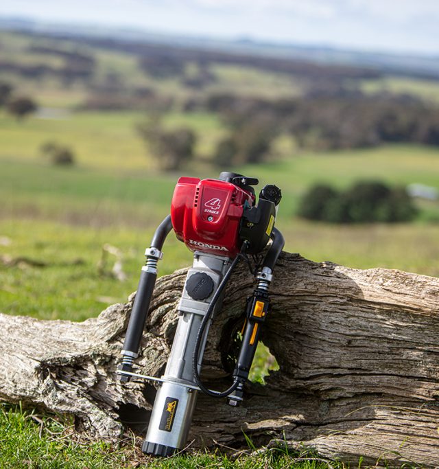 Buy 4 Stroke Honda Fence Post Driver Australia | Bullmax